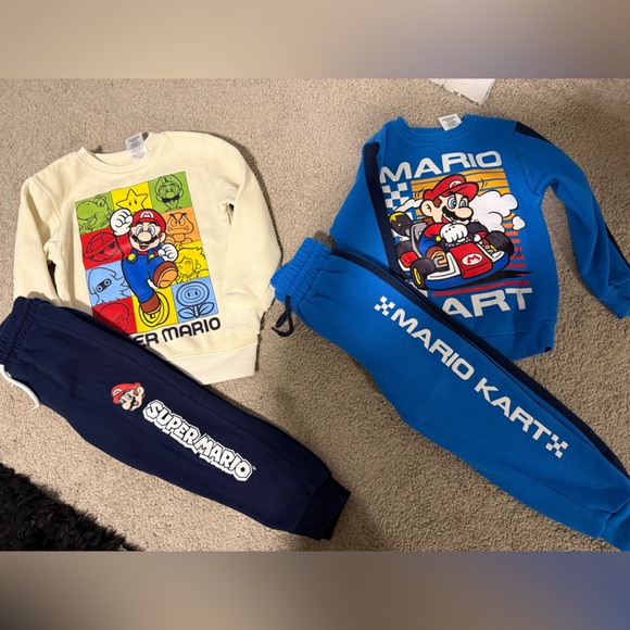 Nintendo | Matching Sets | Nintendo Super Mario Kids Jogger Set Blue ...